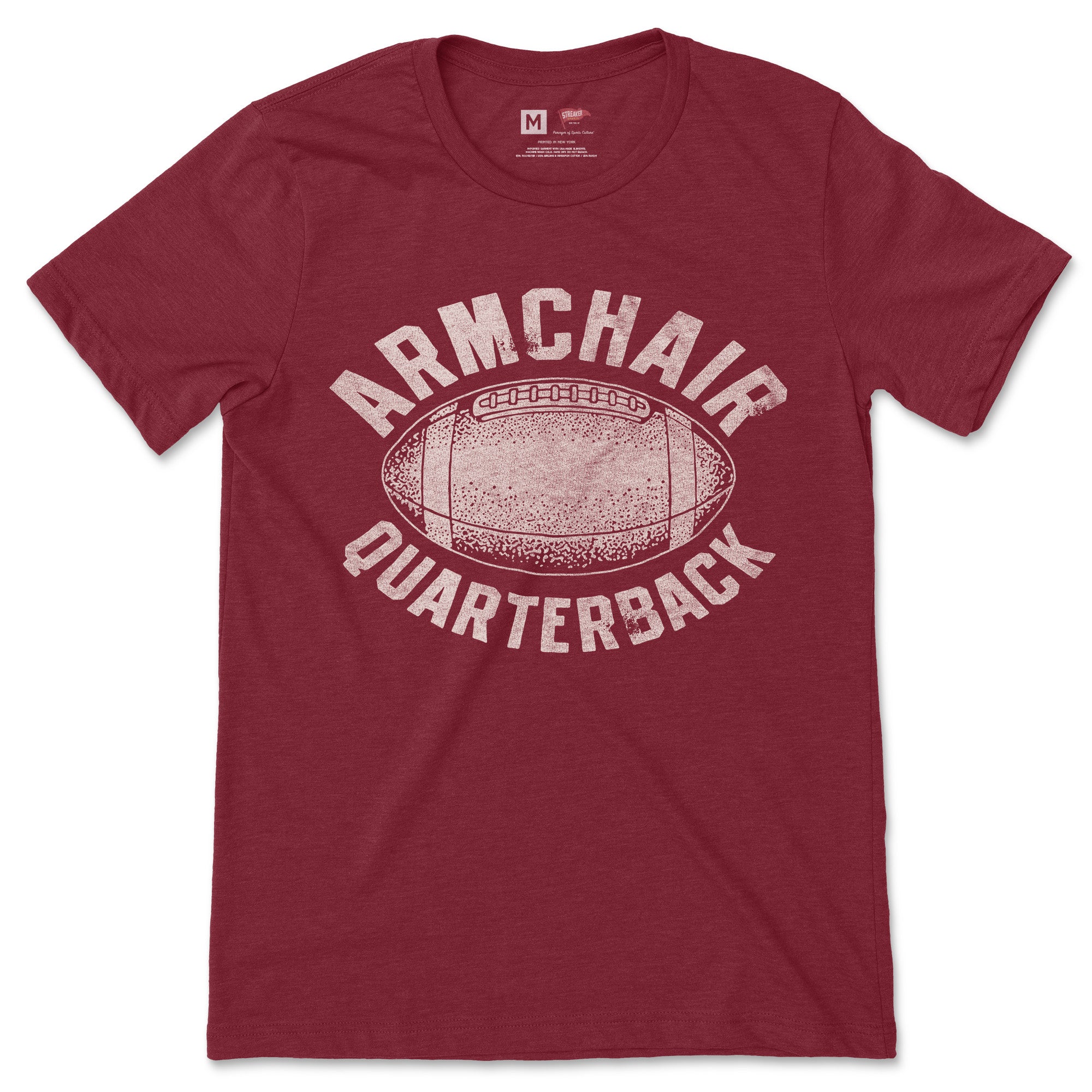 Streaker Sports Armchair Quarterback Tee - Embrace Your Inner Weekend Warrior