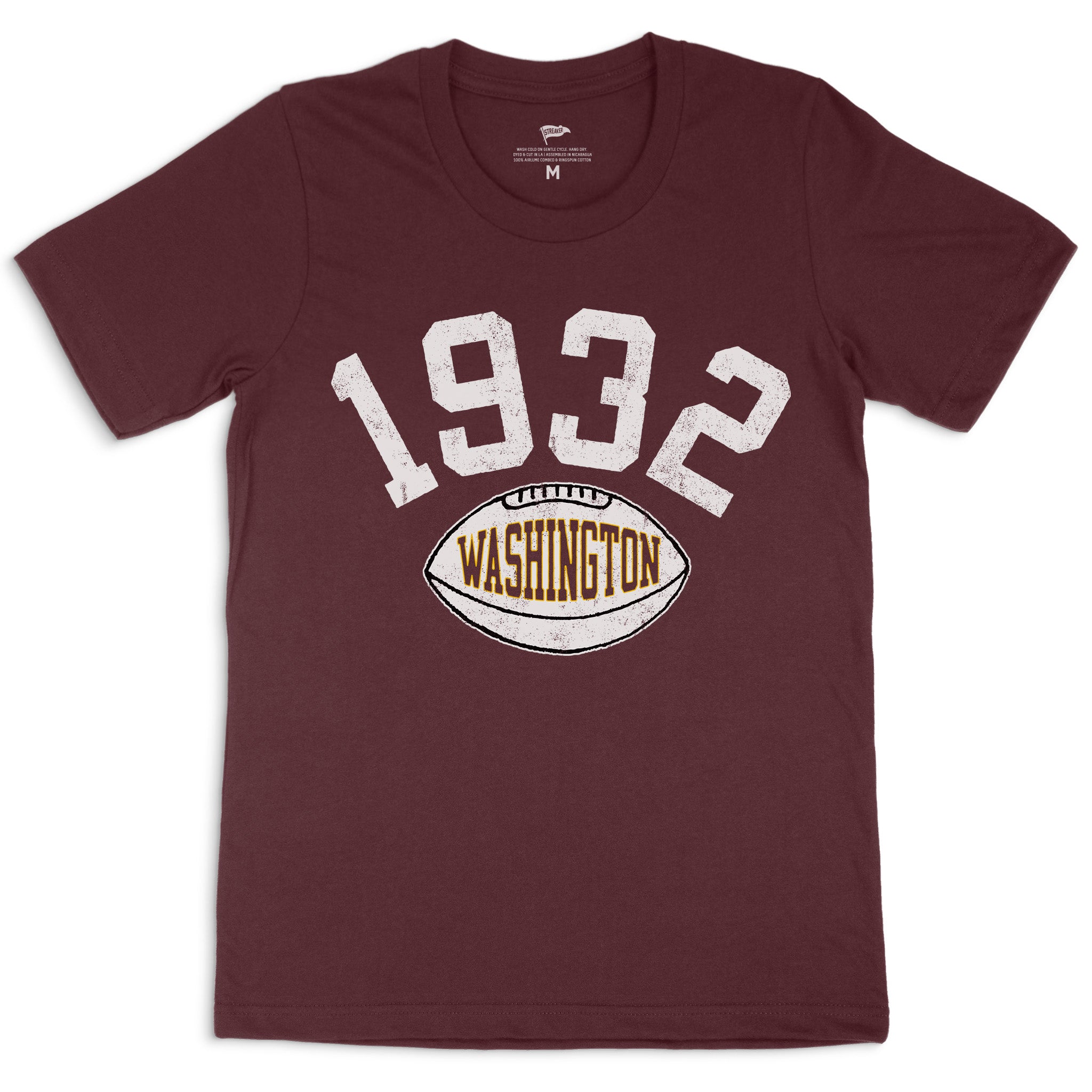 1932 Washington Football Founding Year Tee – Streaker Sports