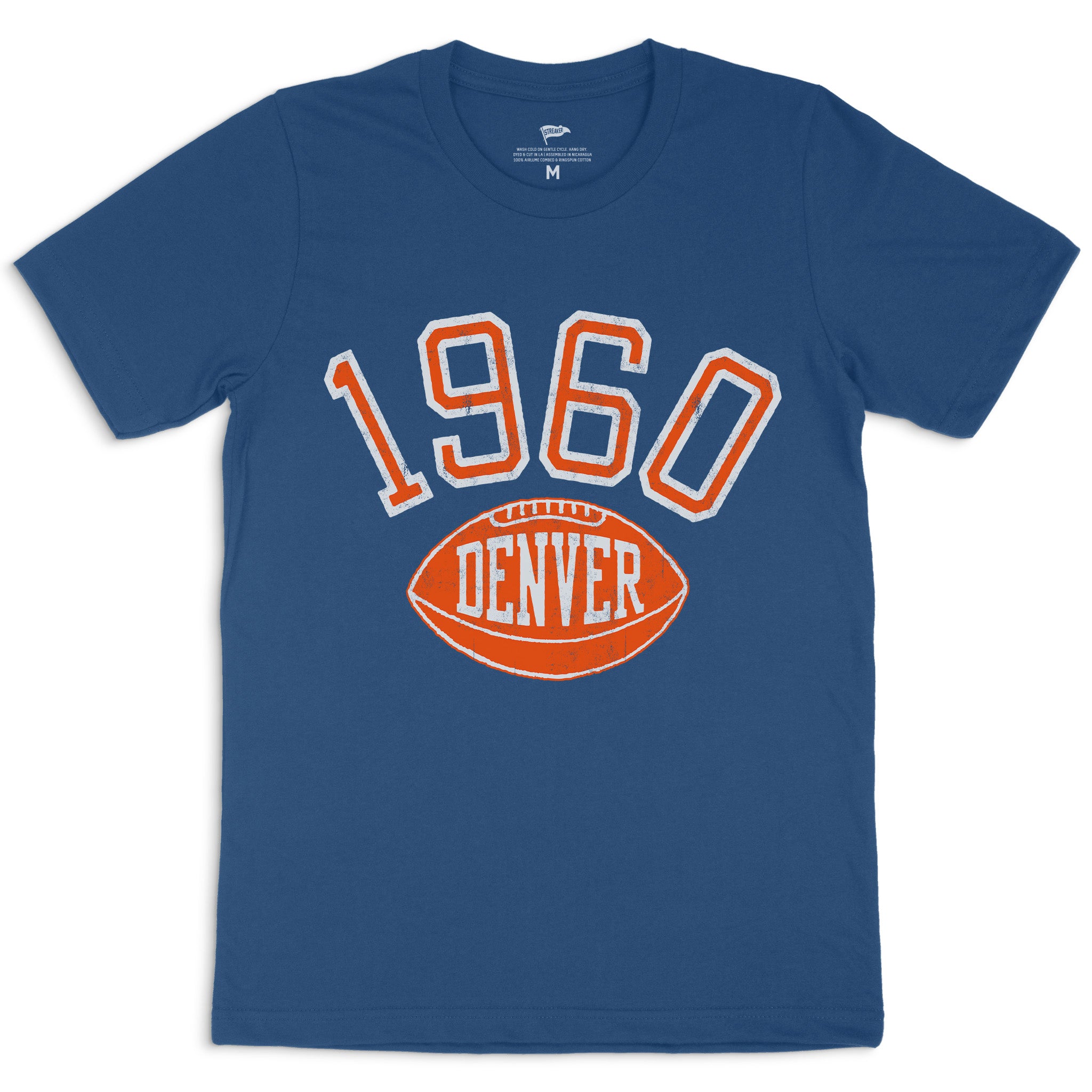 1960 Denver Football Founding Year Tee – Streaker Sports