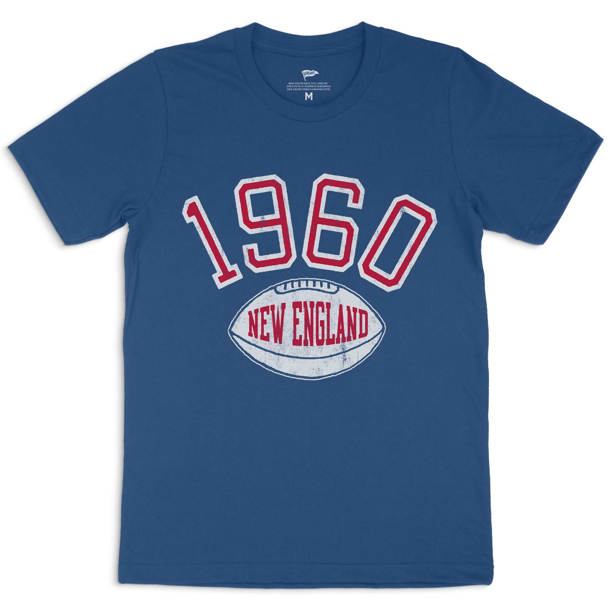 1960 New England Football Founding Year Tee – Streaker Sports