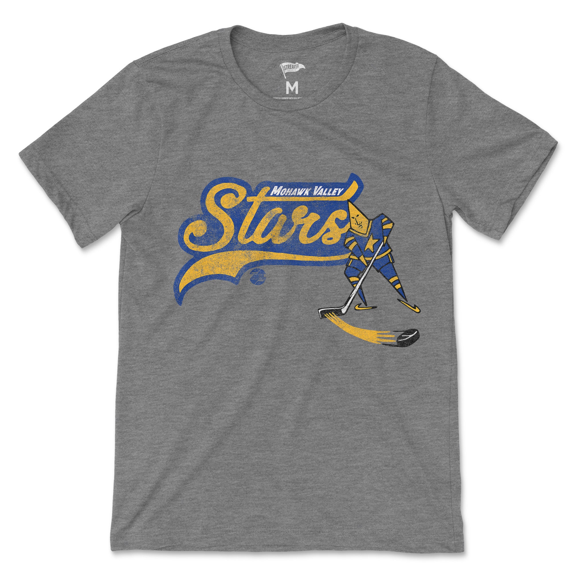 1981 Mohawk Valley Stars Tee | Vintage Hockey – Streaker Sports