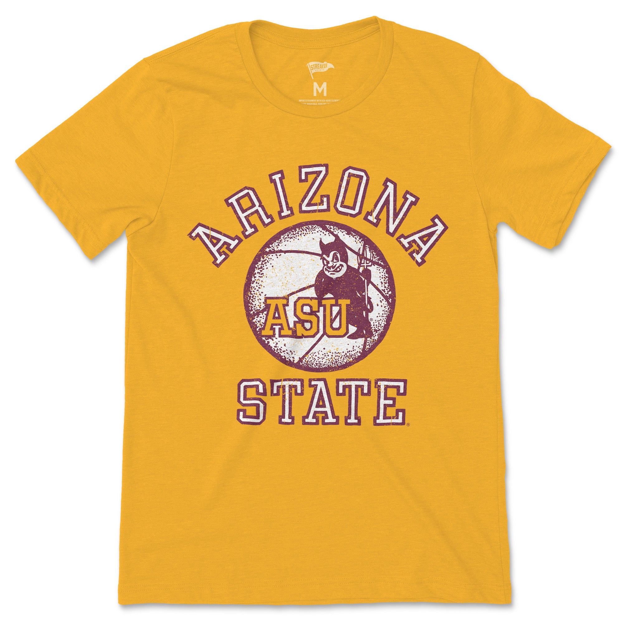 Arizona State Vintage Sparky Basketball Tee | College Vault Exclusive ...