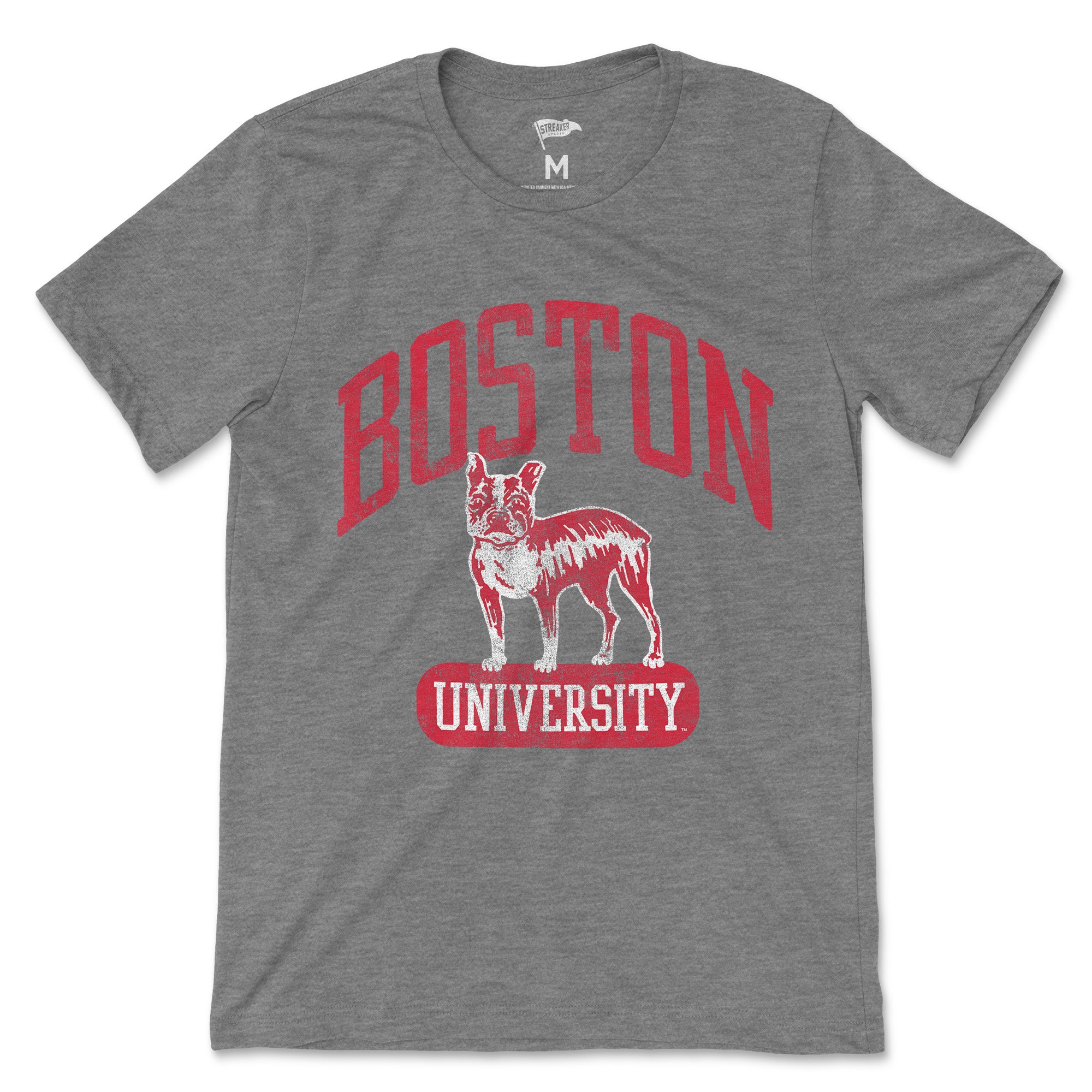 Boston University Vintage Campus Tee – Streaker Sports