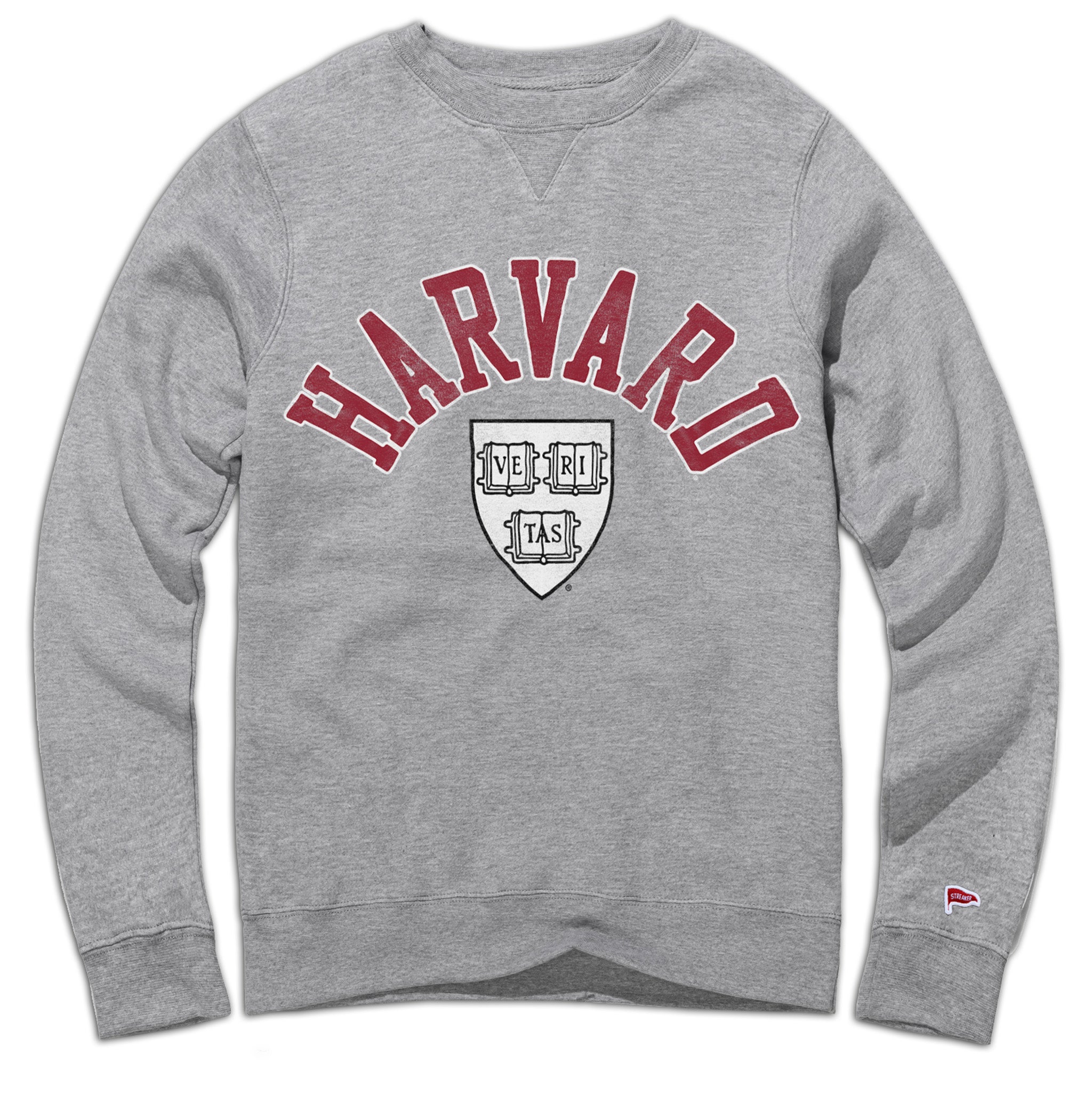 Streaker Sports Harvard Shield Crewneck Sweatshirt - Vintage Harvard ...
