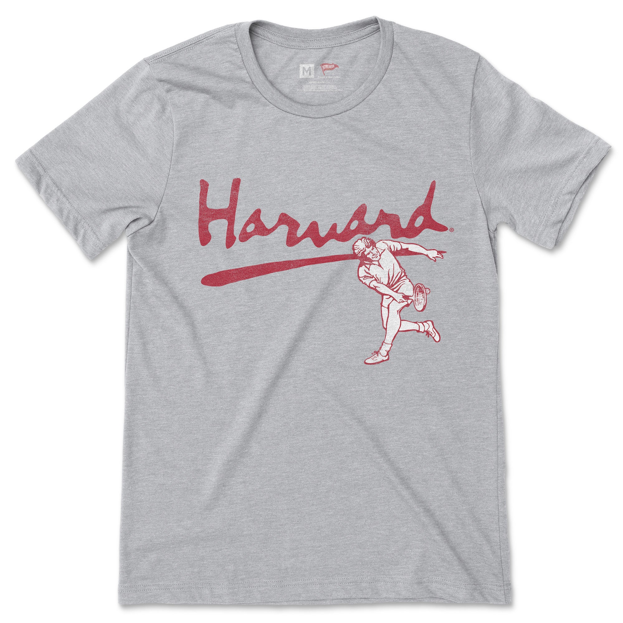 Streaker Sports Harvard Vintage Tennis Tee - Embrace Sports Heritage!