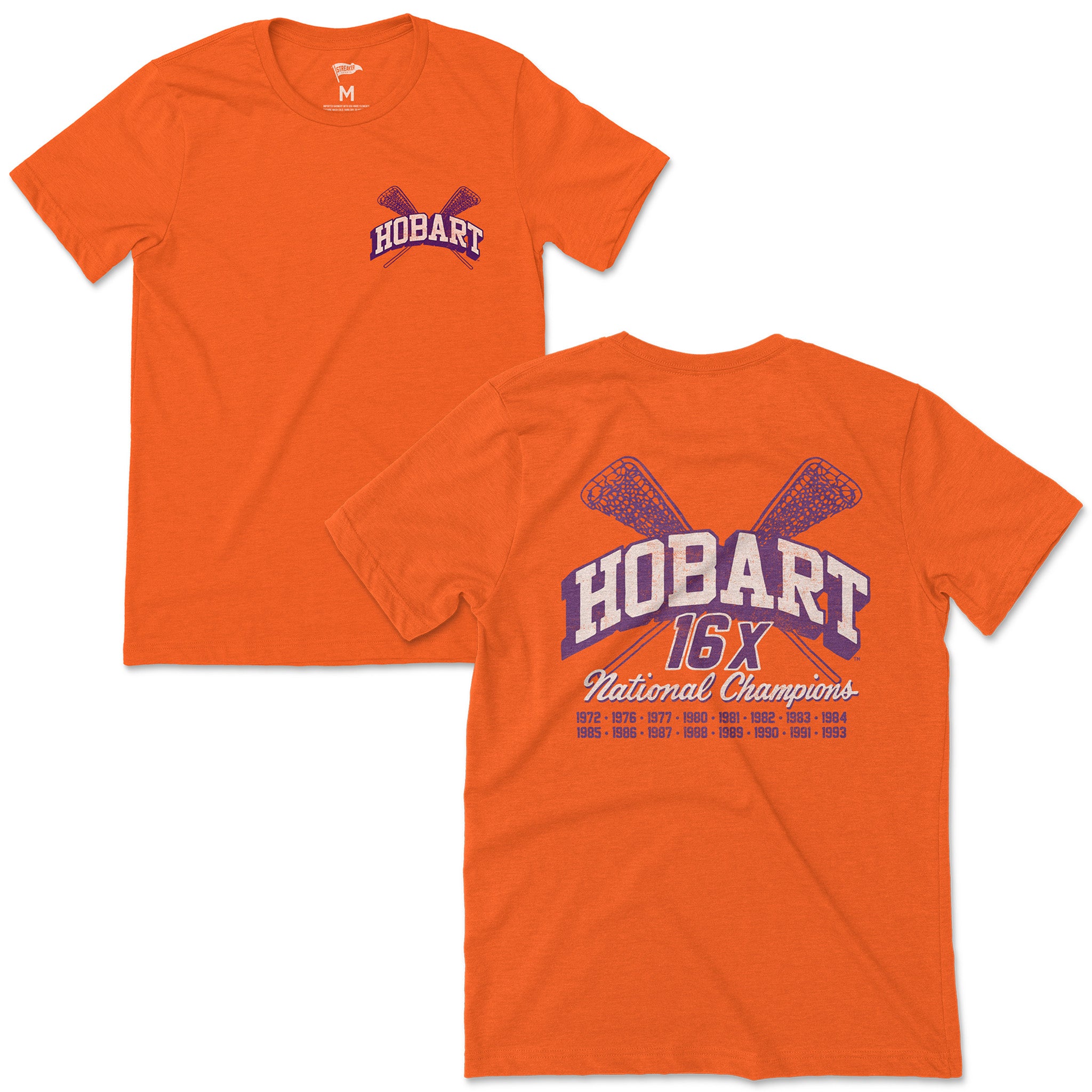 Hobart Vintage Lacrosse National Champs Tee – Streaker Sports
