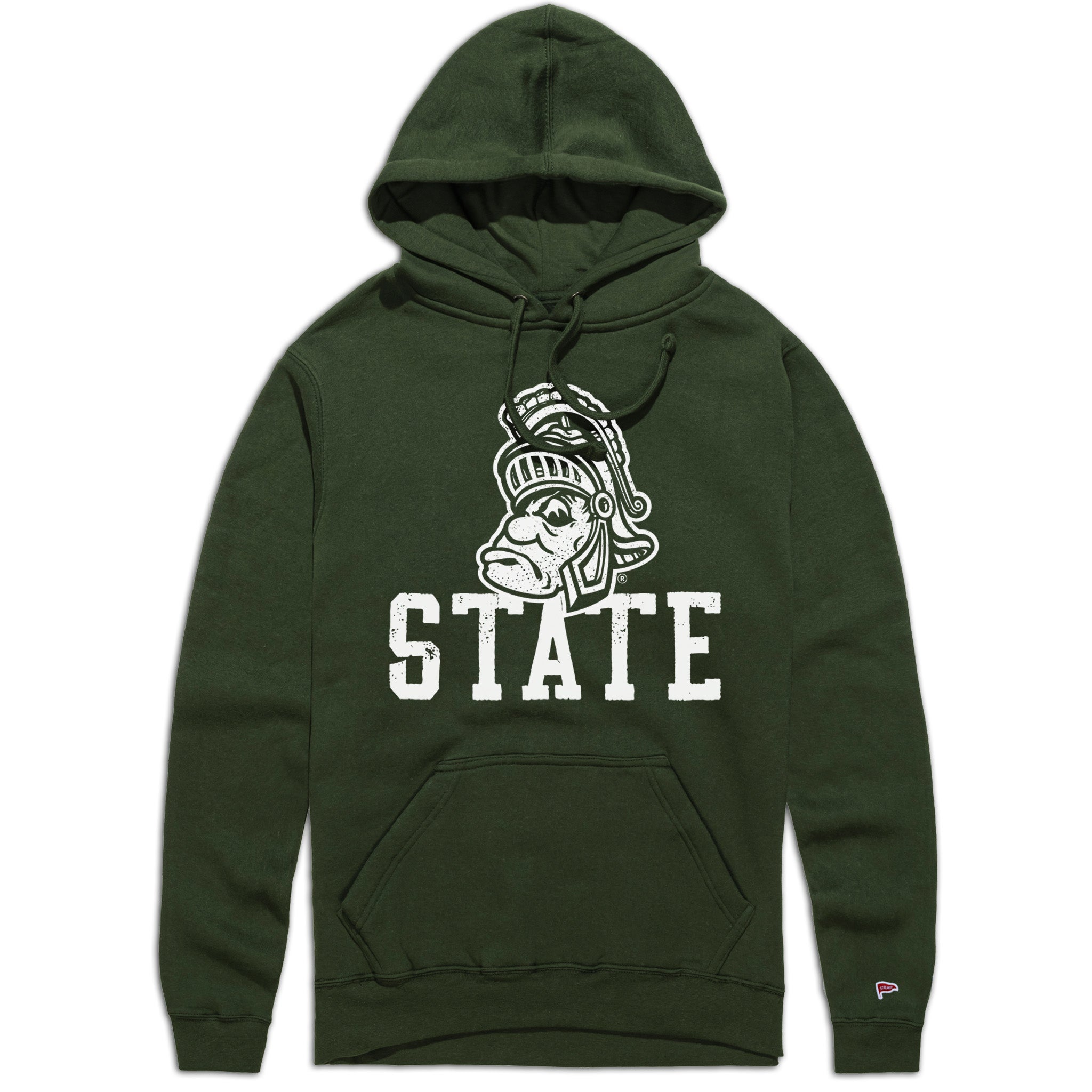 Michigan State Vintage Gruff Sparty Hoodie | College Vault Exclusive ...