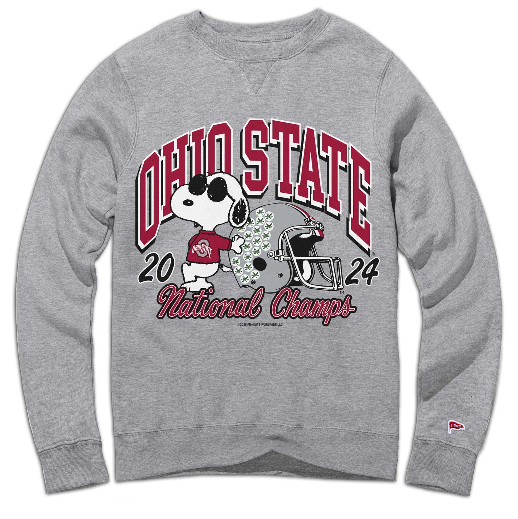 Peanuts x Ohio State 2024 Football National Champs Crewneck Sweatshirt ...