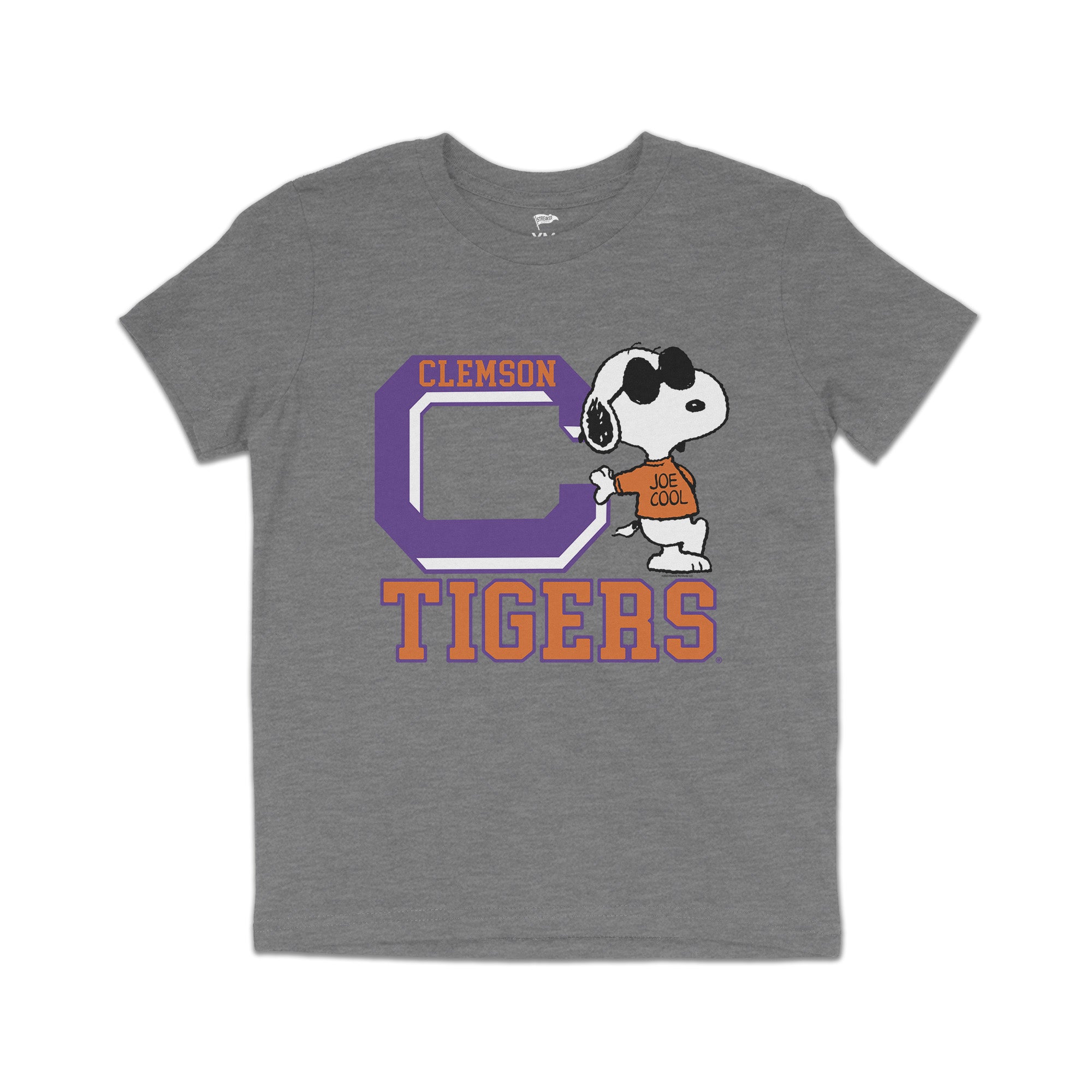 Peanuts x Clemson Joe Cool Youth Tee | Vintage-inspired Collegiate ...