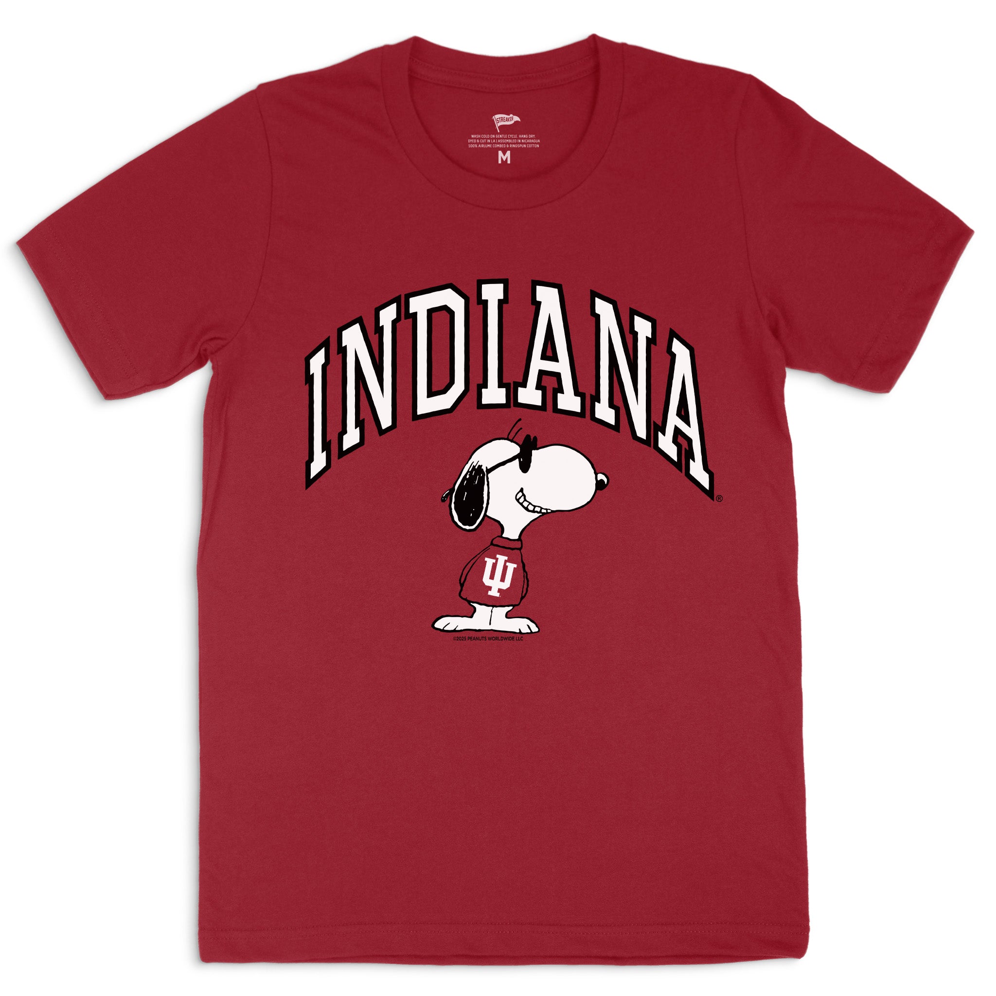 Peanuts x Indiana Joe College Tee – Streaker Sports
