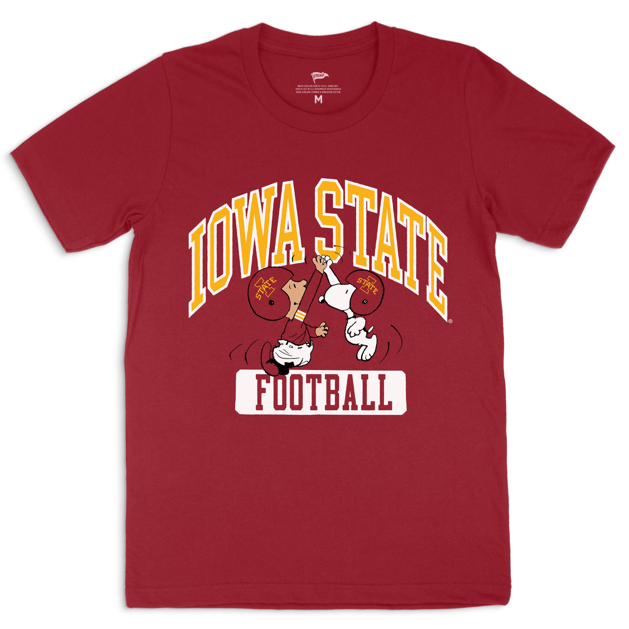 Peanuts x Iowa State Football Tee – Streaker Sports