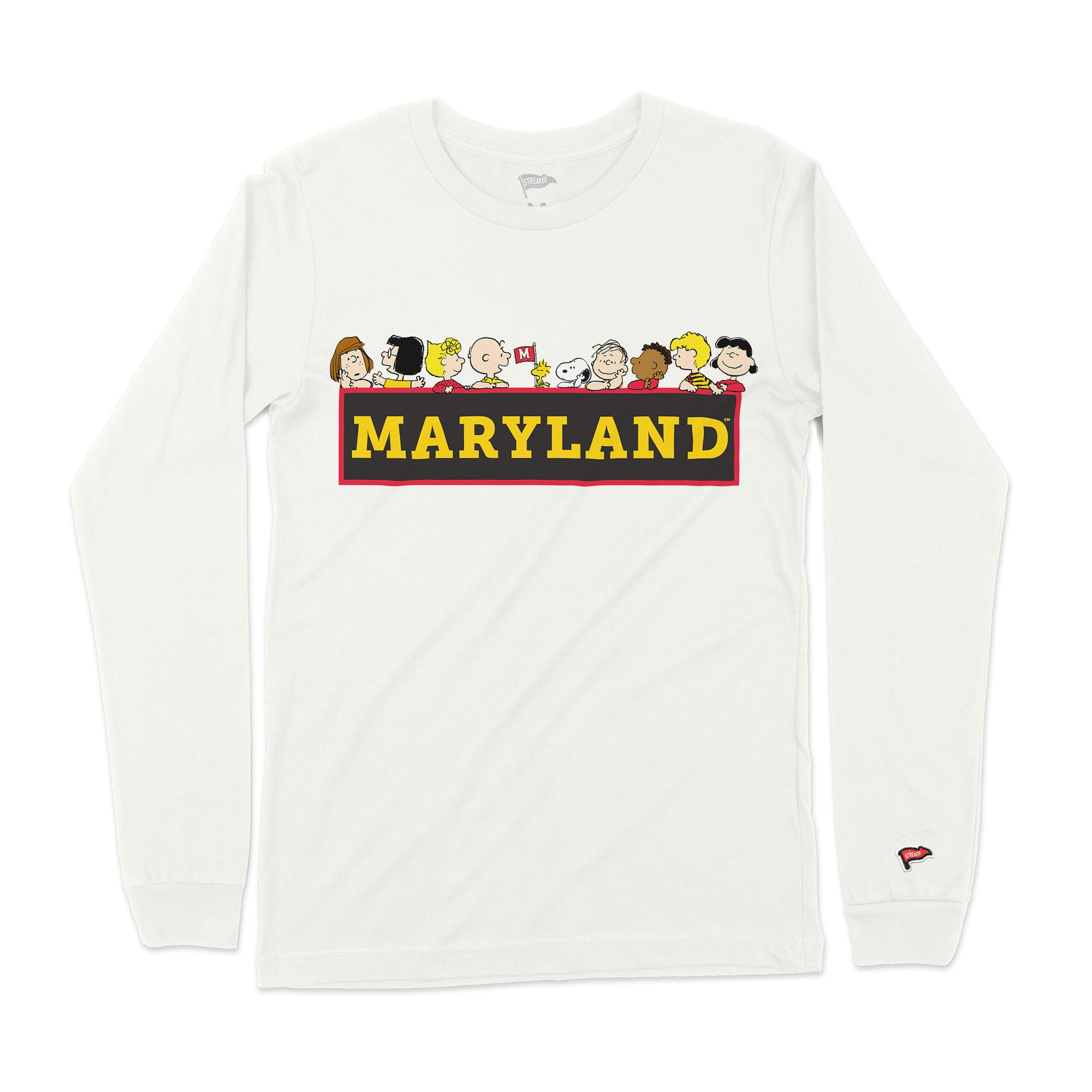 "Peanuts x Maryland The Gang Long Sleeve | Exclusive Collegiate ...
