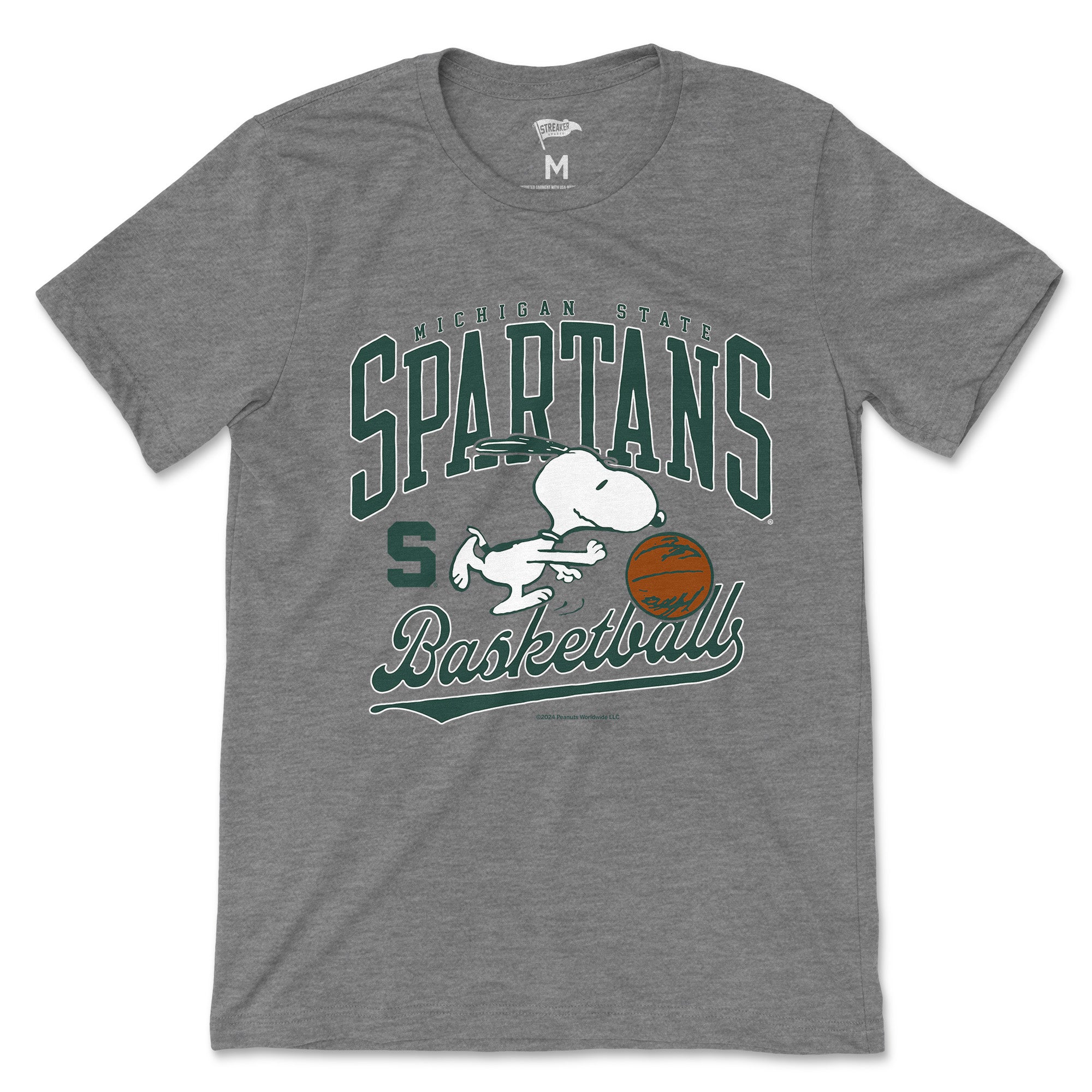 Peanuts x Michigan State Basketball Tee – Streaker Sports