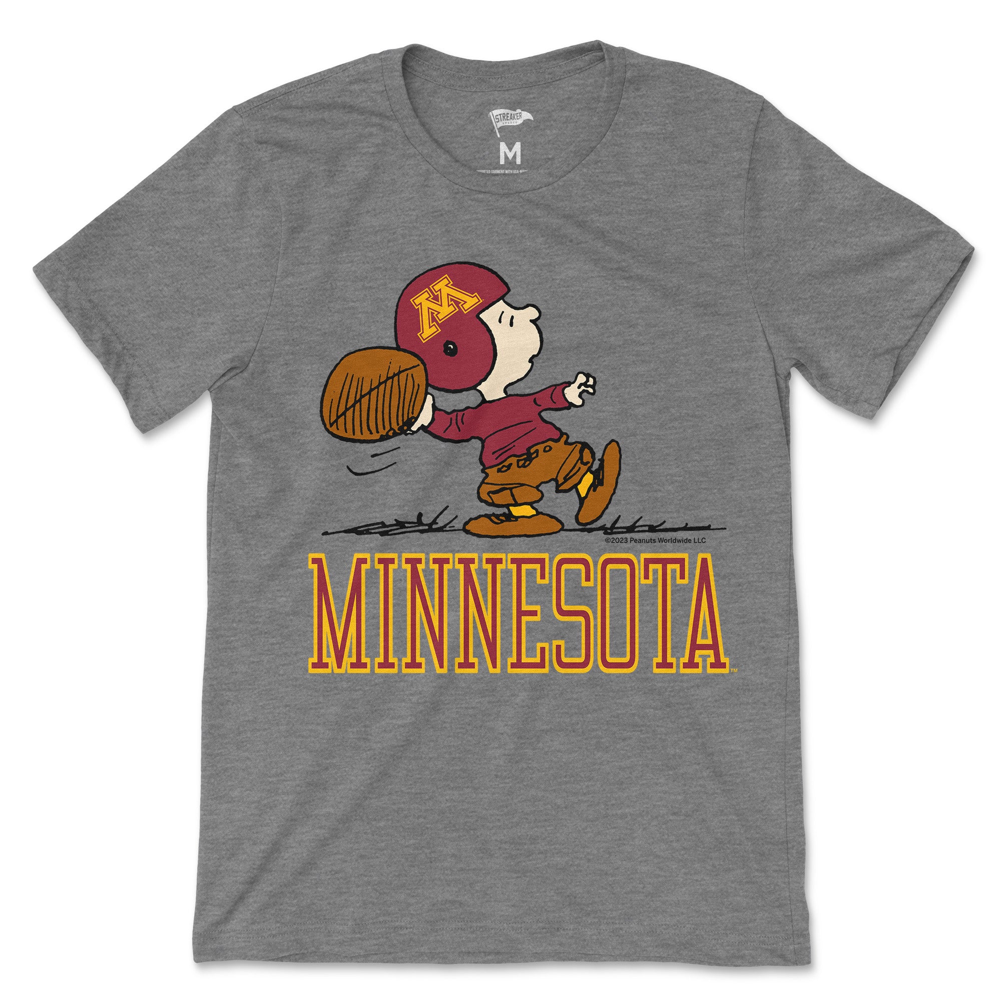 Vintage Peanuts x Minnesota QB Tee | Streaker Sports 🏈🥜🌟