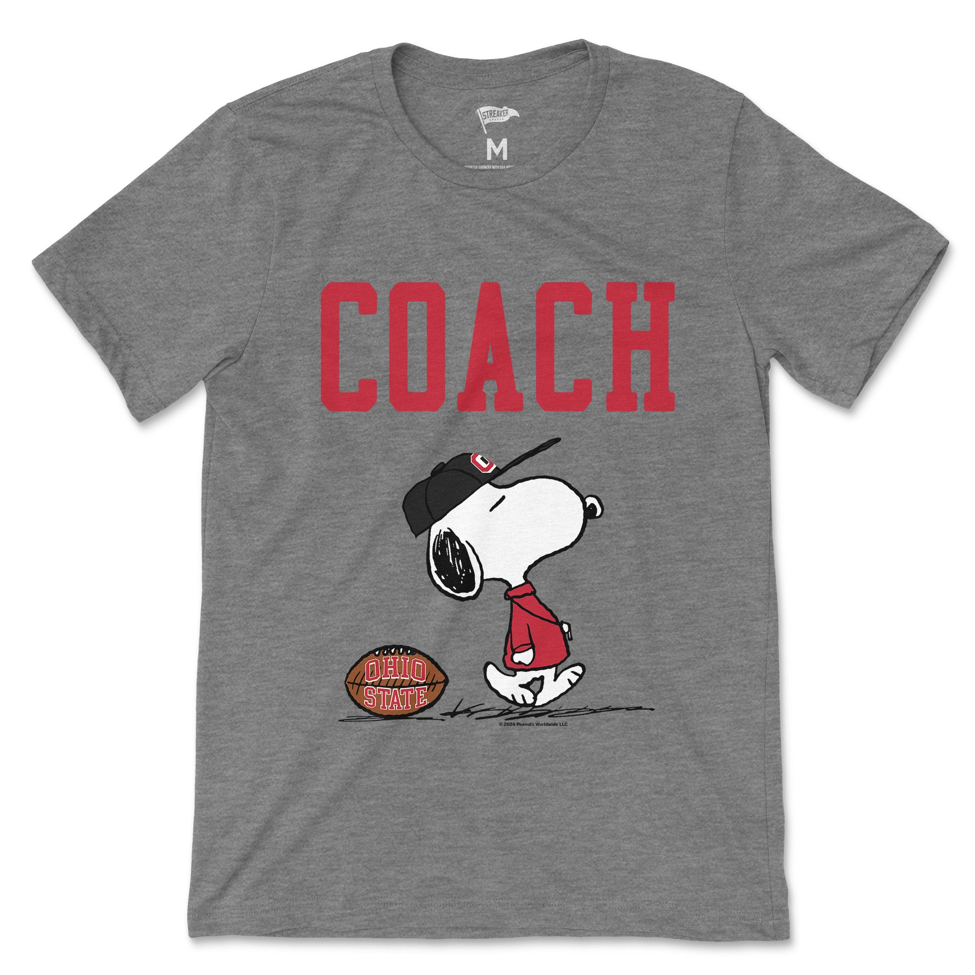 Peanuts x Ohio State World Famous Football Coach Tee | Snoopy ...