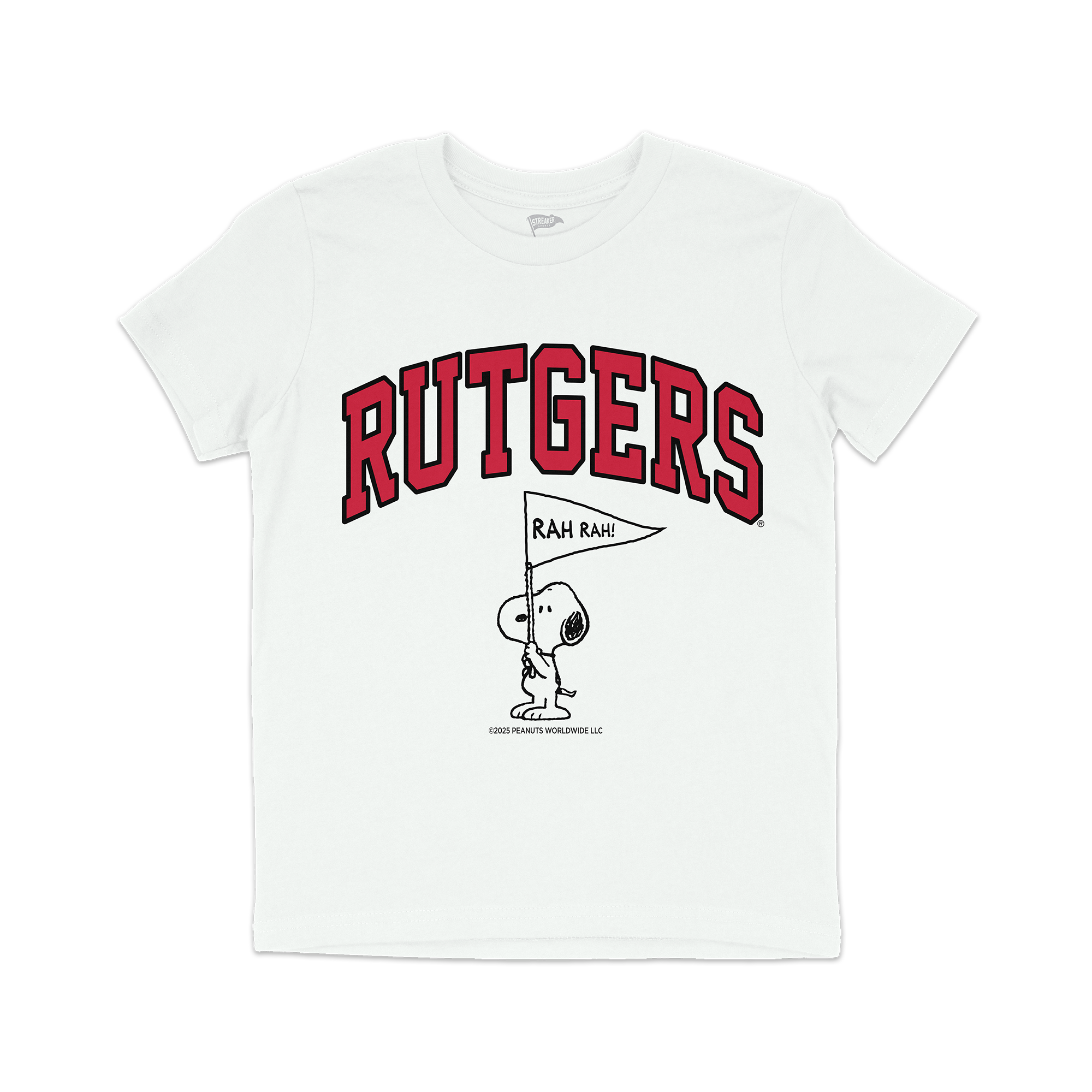 Peanuts x Rutgers Spirit Youth Tee – Streaker Sports