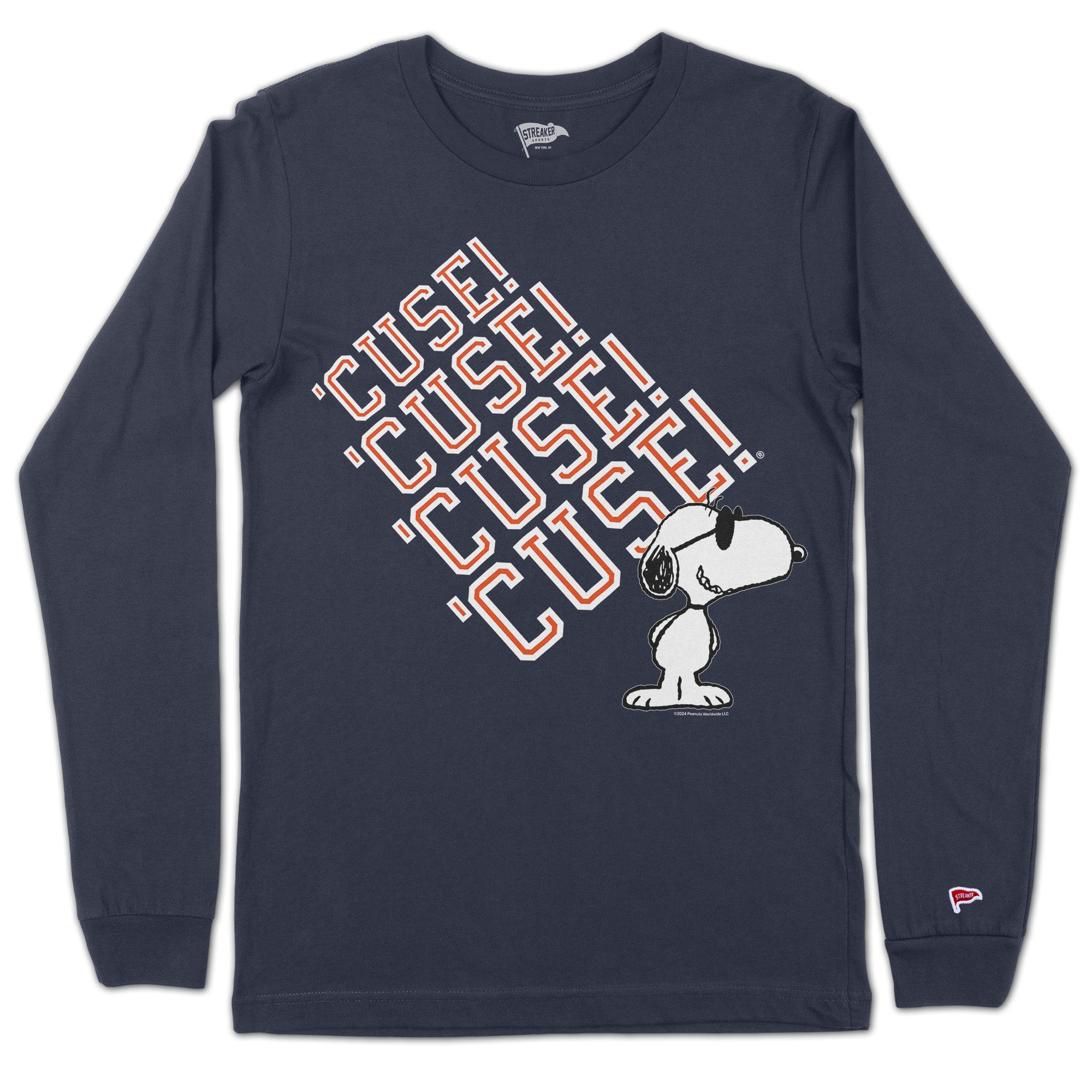 Peanuts x Syracuse Joe College Long Sleeve | Embrace nostalgia with ...