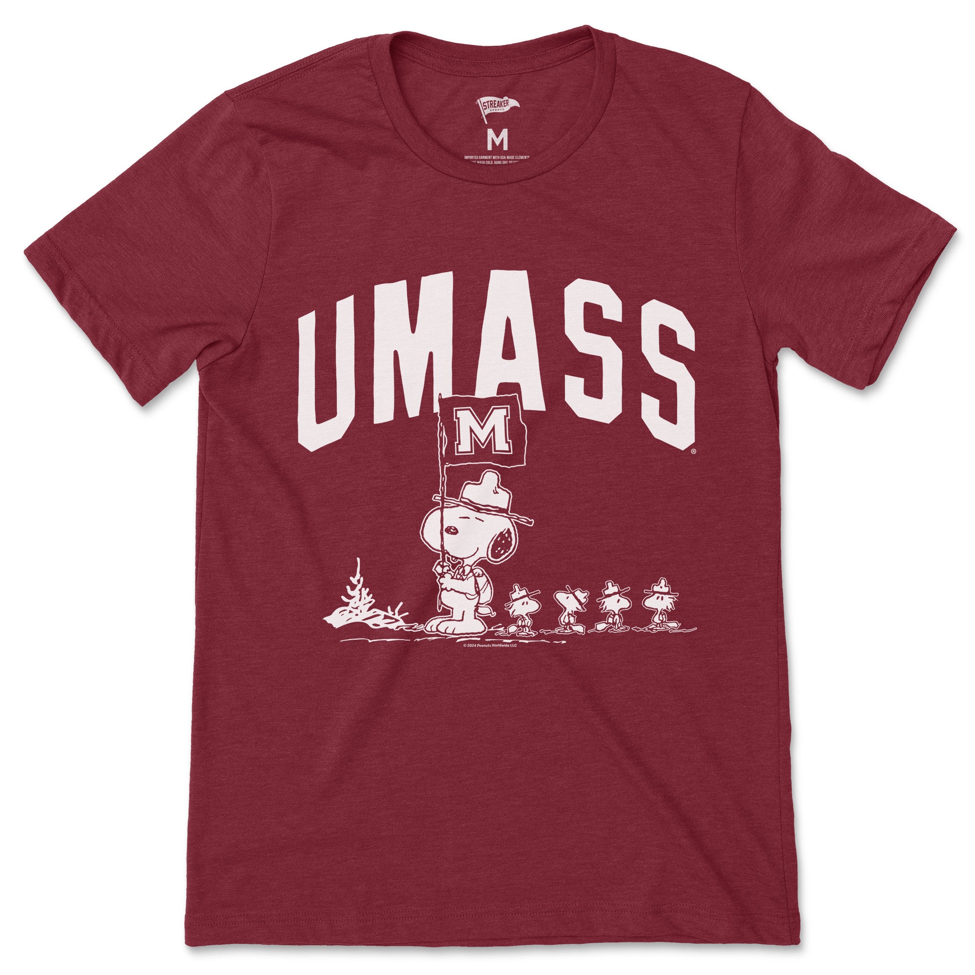Peanuts x UMass Beagle Scouts Tee | Vintage Snoopy College Apparel ...