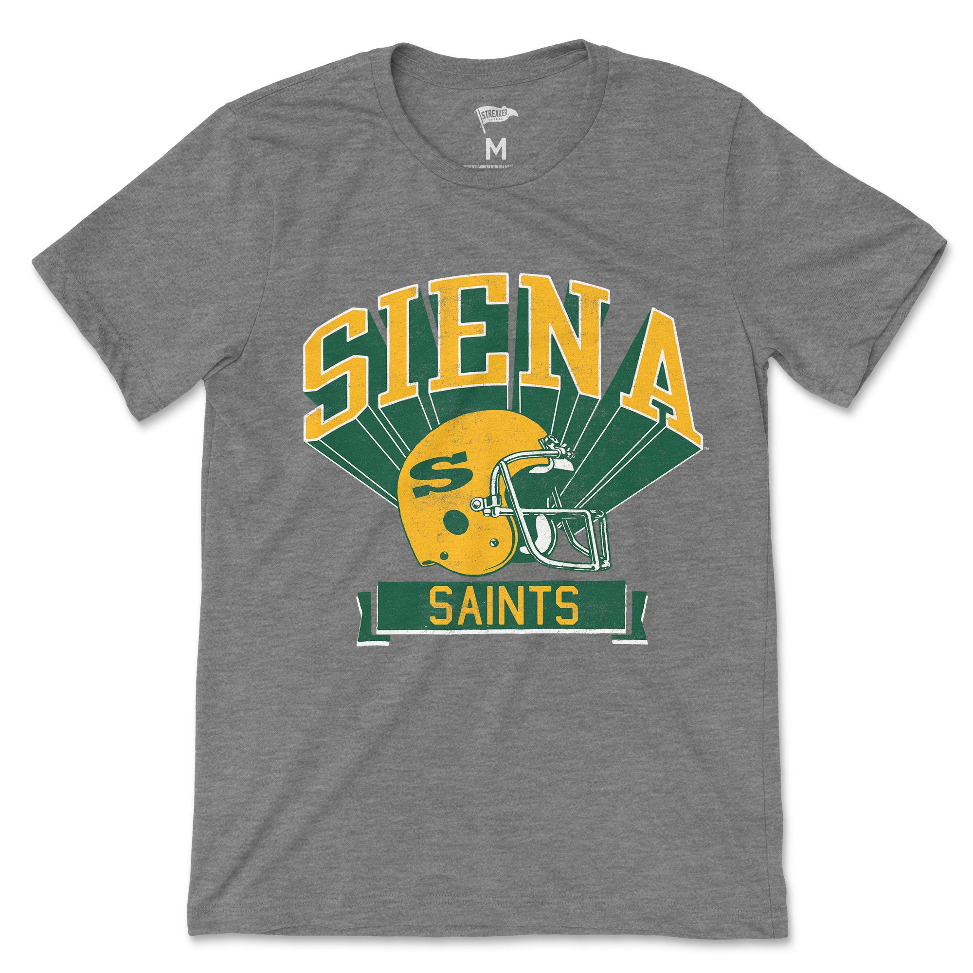 Siena Vintage Football Tee – Streaker Sports