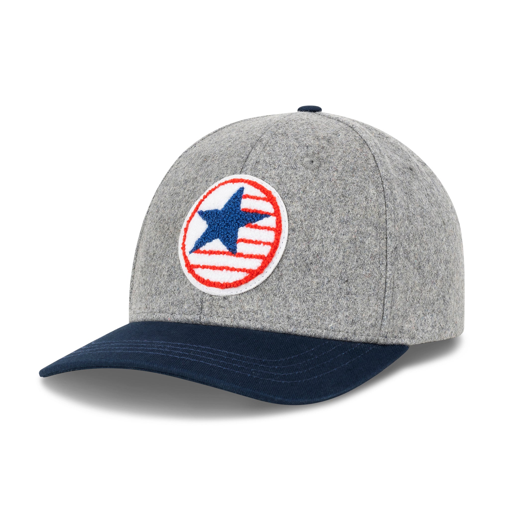Streaker Sports USA Hockey Retro Star Snapback - Nostalgic Wool Hat