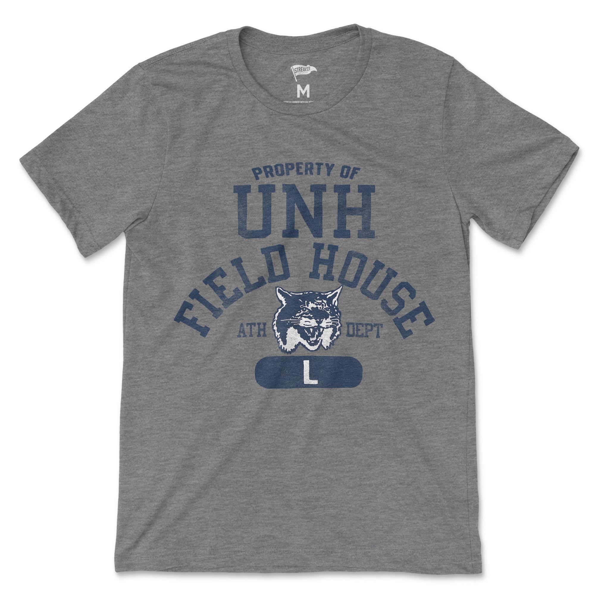Streaker Sports UNH Locker Room Tee | Vintage-inspired Athletic Dept ...