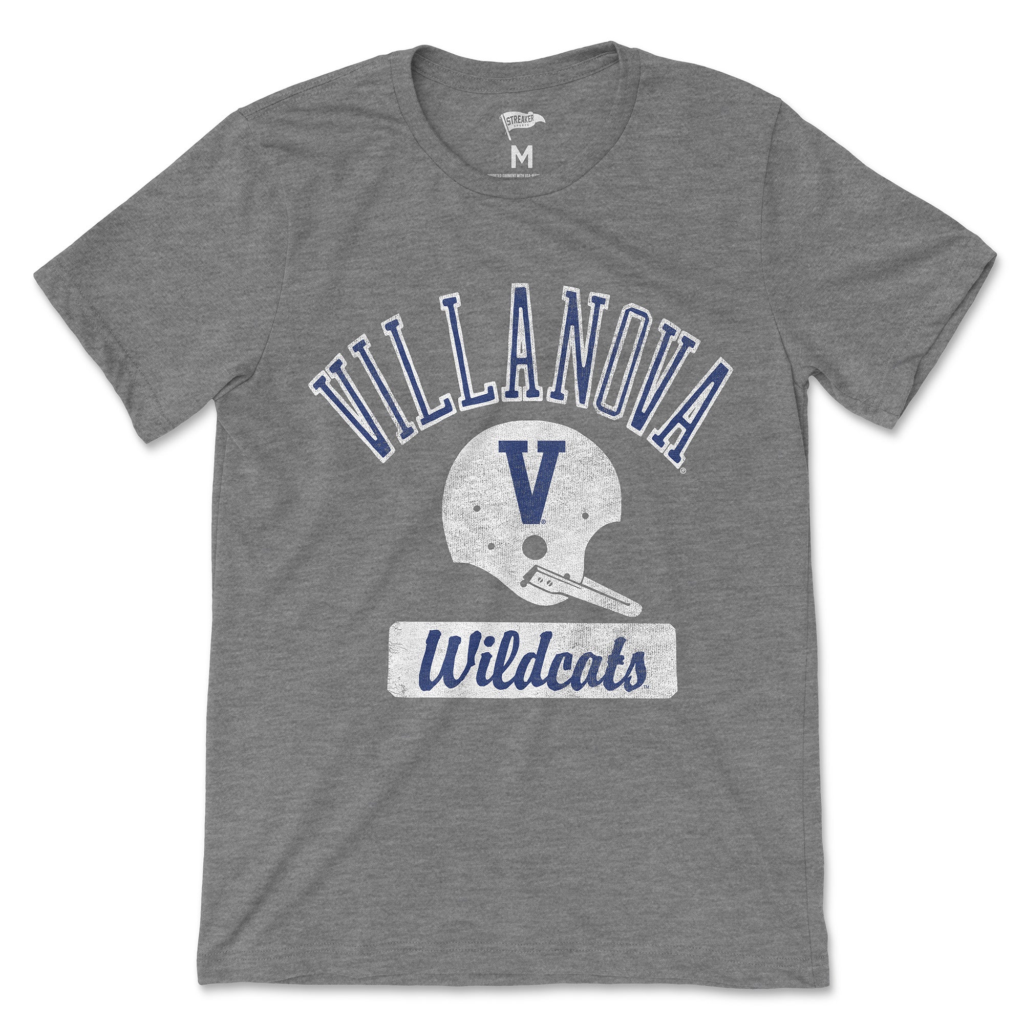 Villanova Vintage Football Tee | College Vault Exclusive – Streaker Sports