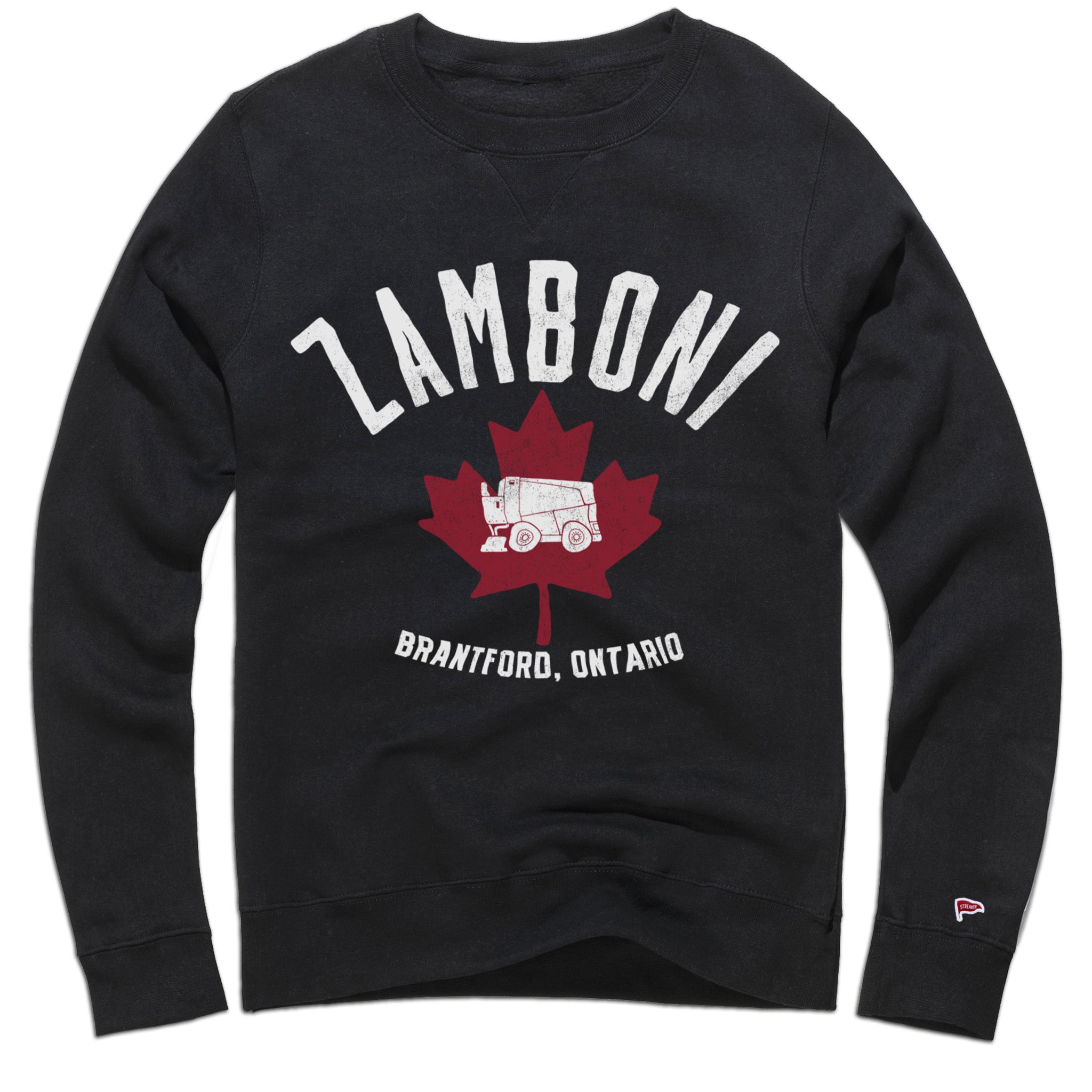 Streaker Sports Zamboni Canada Crewneck: Embrace Sports Heritage 🏒🇨🇦