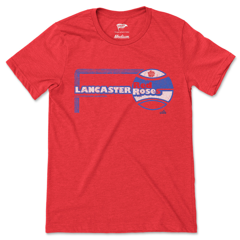 "Streaker Sports 1946 Lancaster Red Roses Tee - Vintage Basketball ...