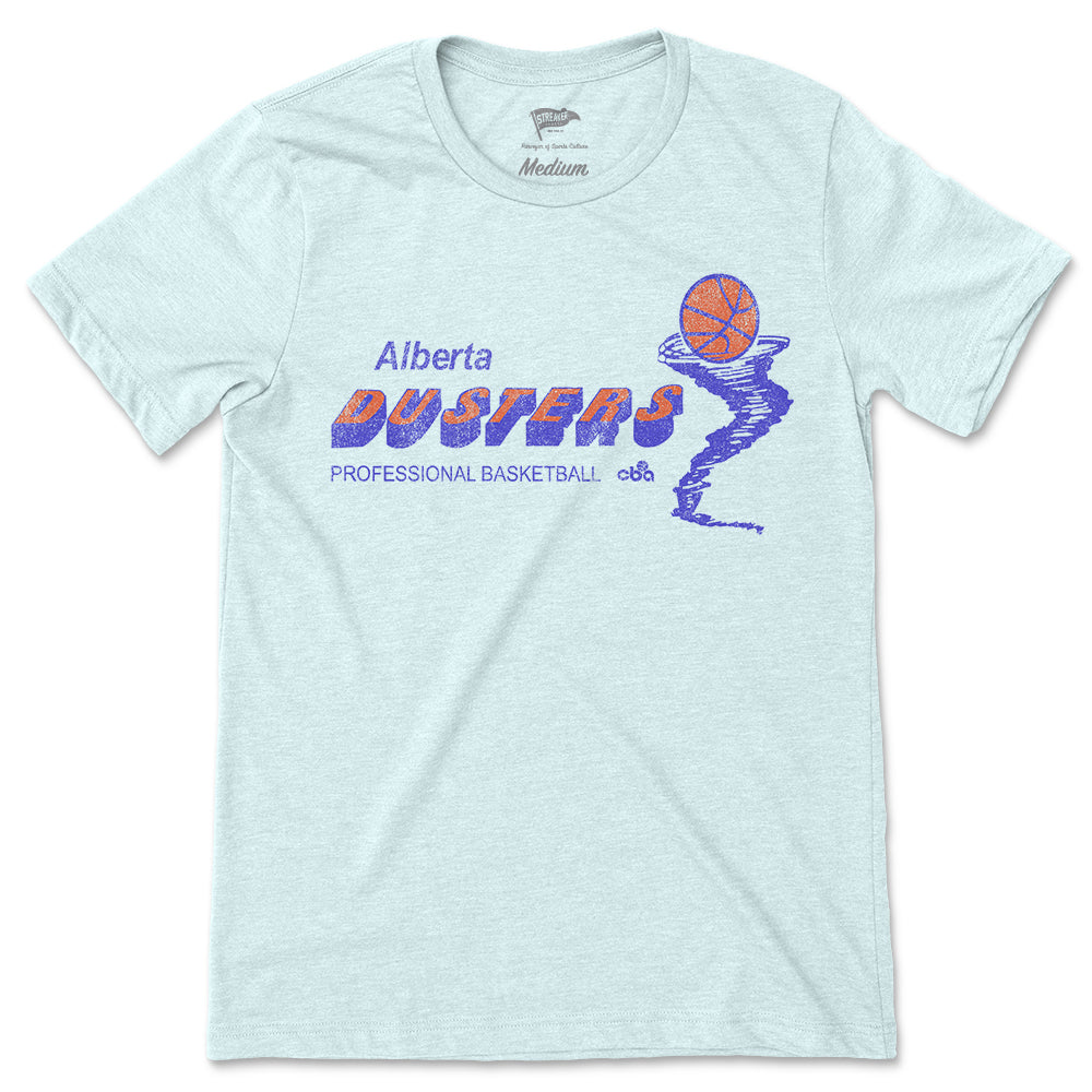 "1980 Alberta Dusters Tee | Vintage Canadian Basketball Heritage ...