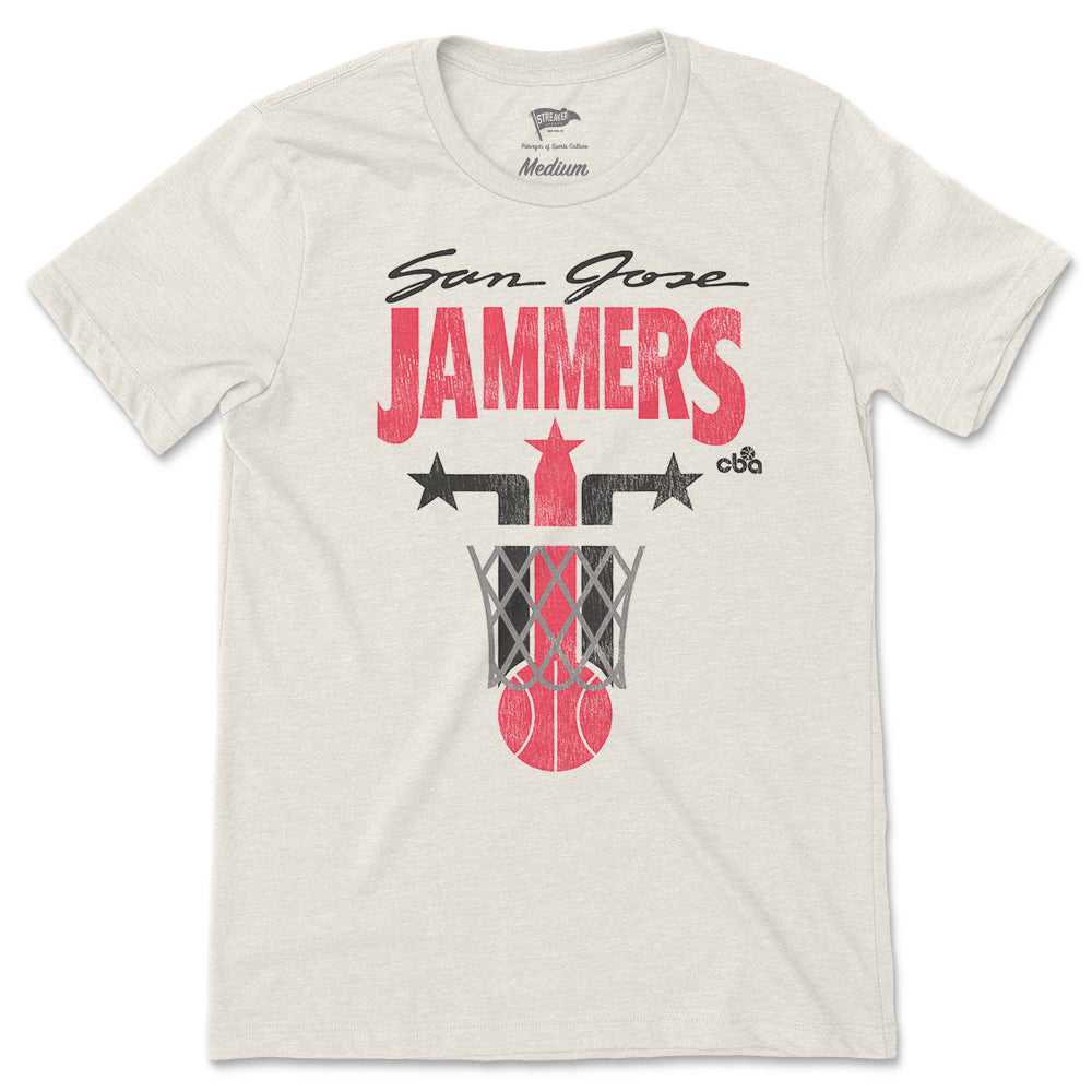 1989 San Jose Jammers Tee | Vintage CBA Basketball Shirt | Shop Now ...
