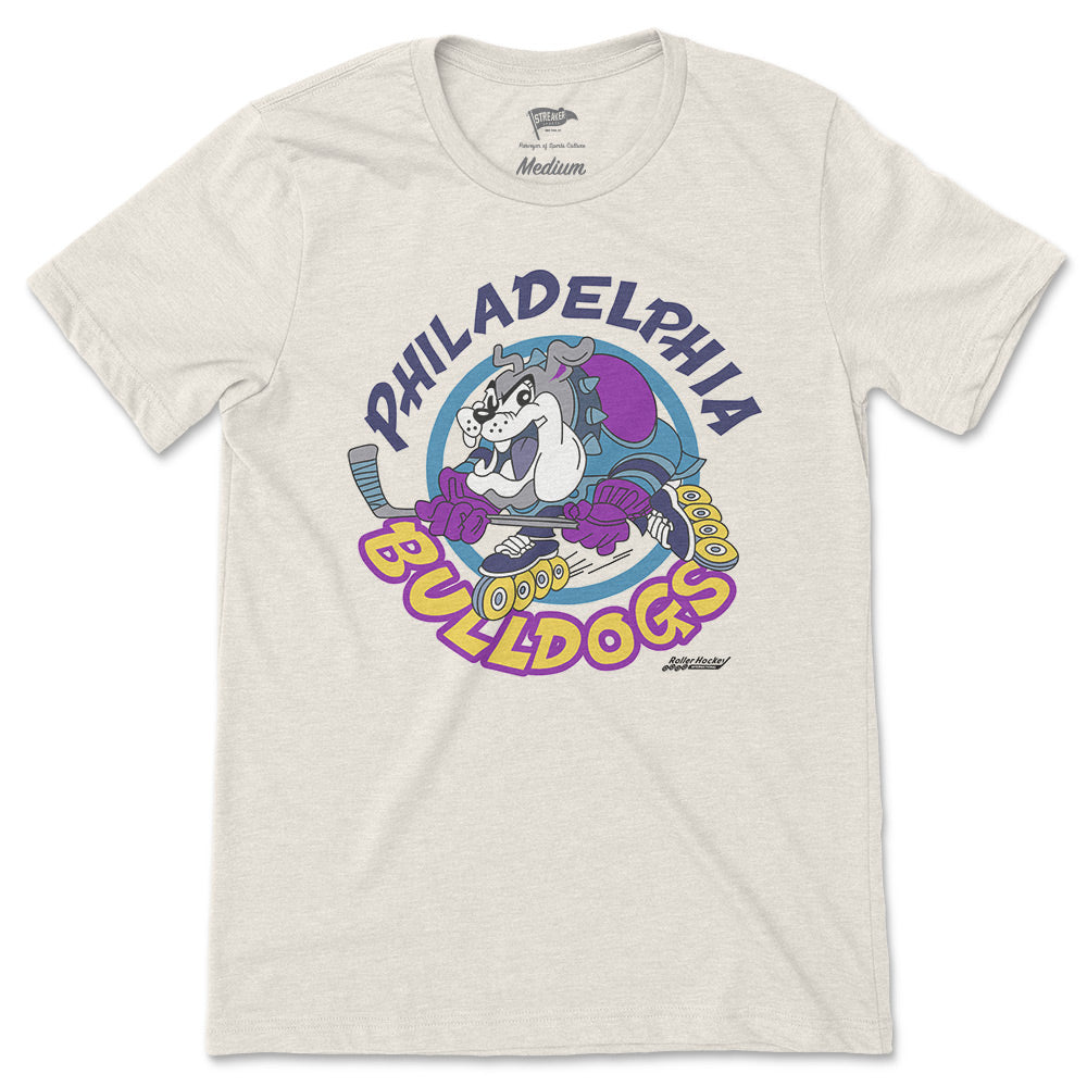 Streaker Sports 1994 Philadelphia Bulldogs Tee - Vintage Roller Hockey ...