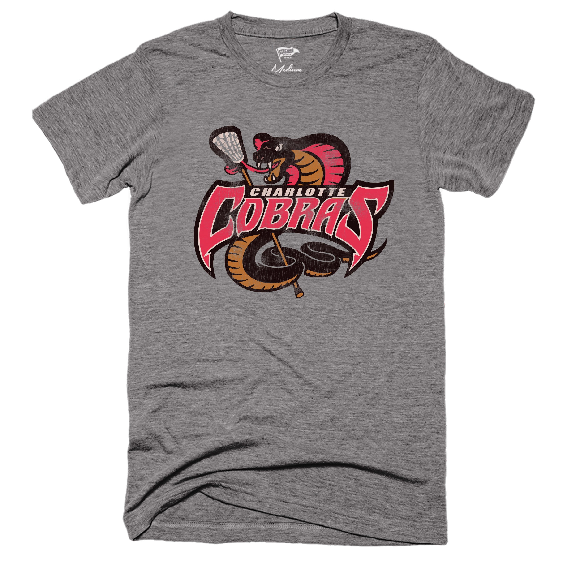 1996 Charlotte Cobras Lacrosse Tee | Vintage MiLL Team Shirt | Streaker ...