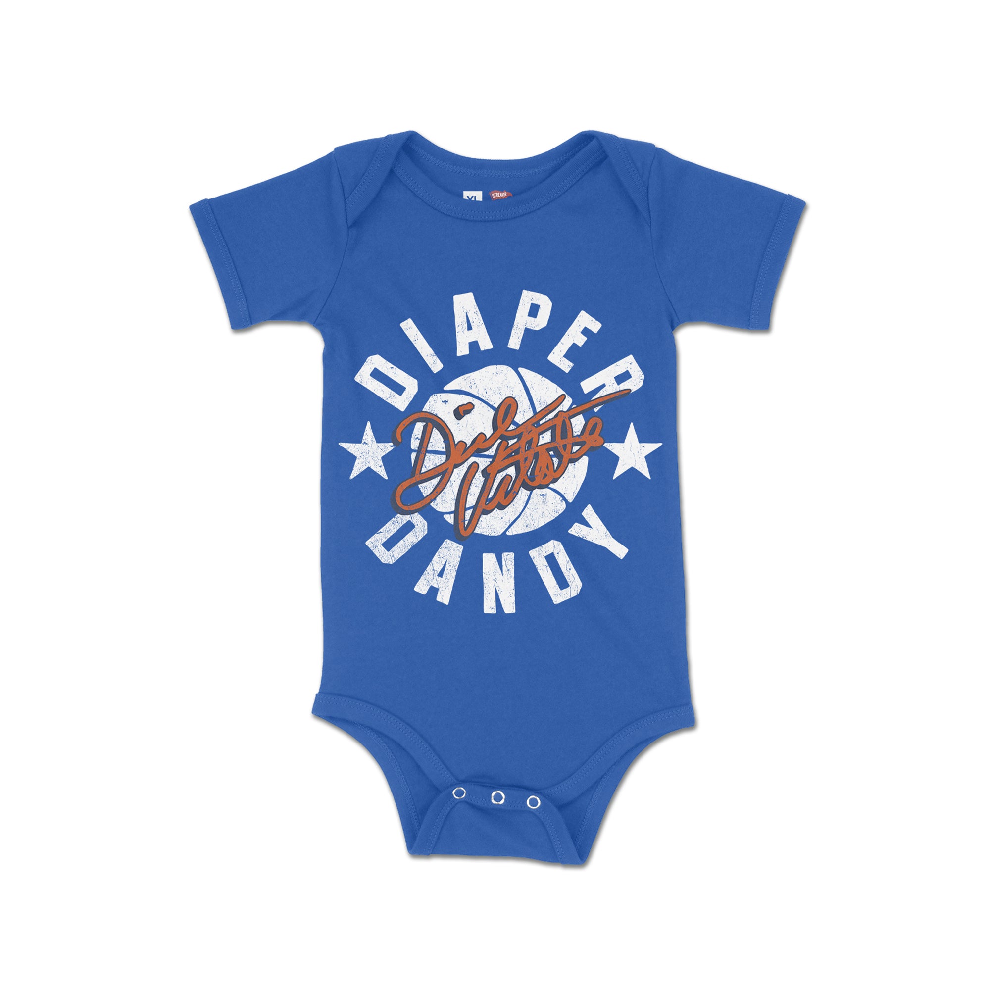 Streaker Sports Dick Vitale Diaper Dandy Onesie - Embrace College Hoops ...
