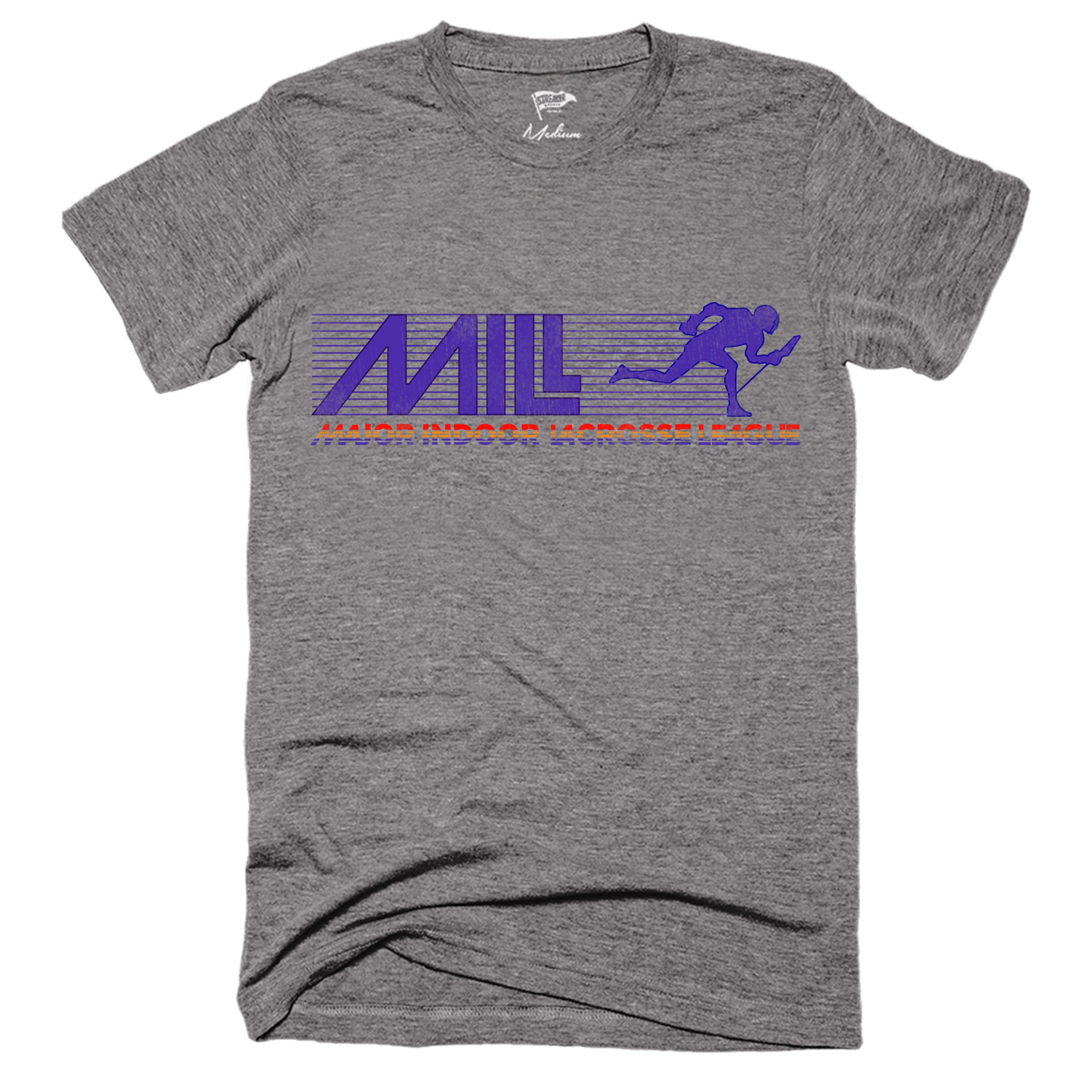 MILL Lacrosse Logo Tee | Vintage-Inspired, Sport Heritage Shirt ...