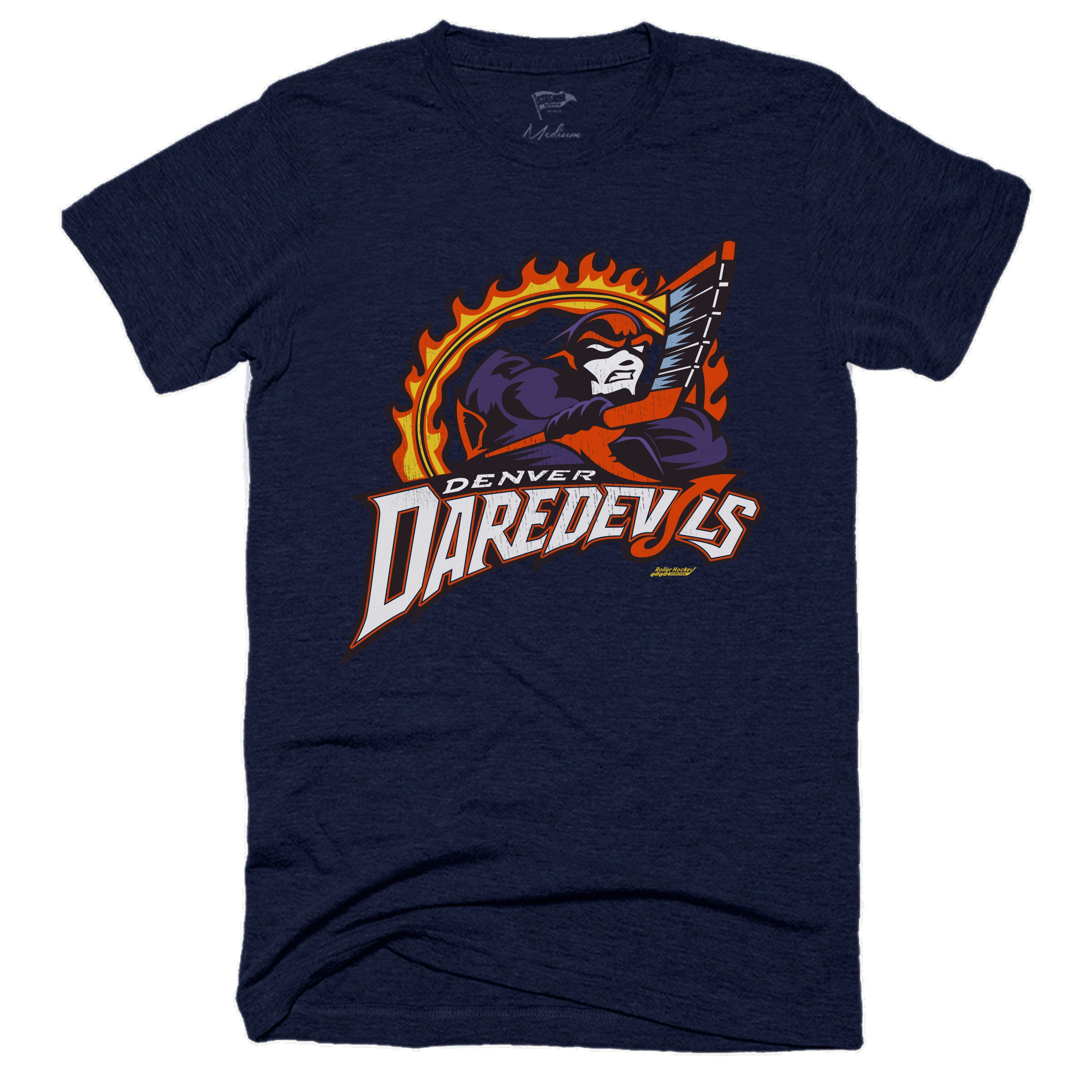 Streaker Sports 1996 Denver Daredevils Tee - Embrace Roller Hockey History!