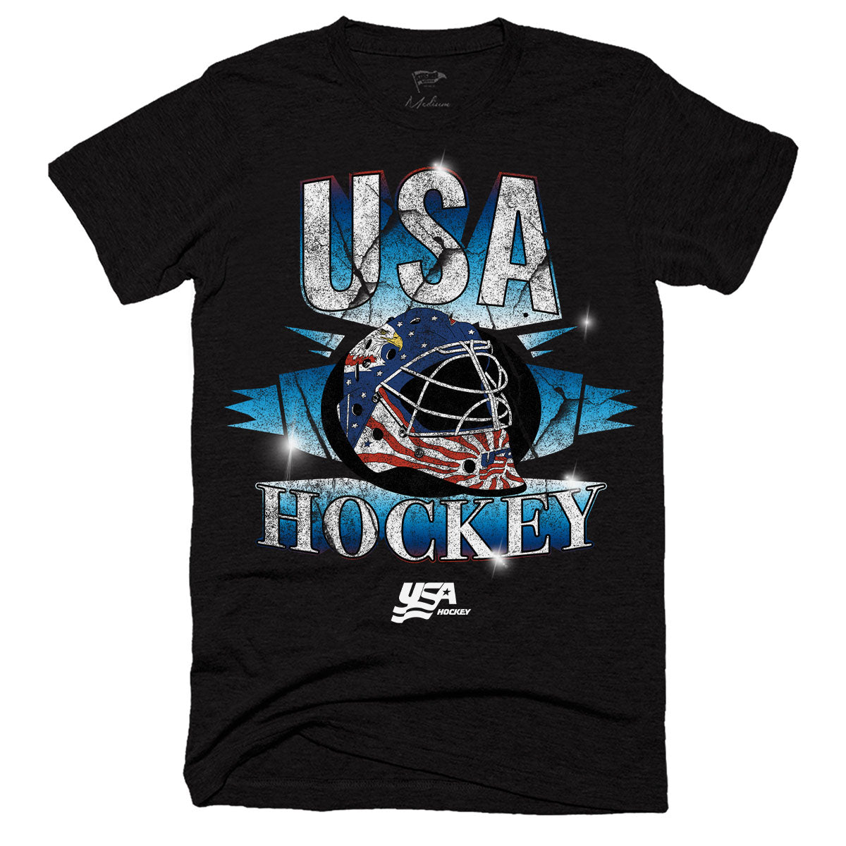 Streaker Sports USA Hockey™ Mask Tee - Embrace 90's Hockey Heritage 🏒🇺🇸