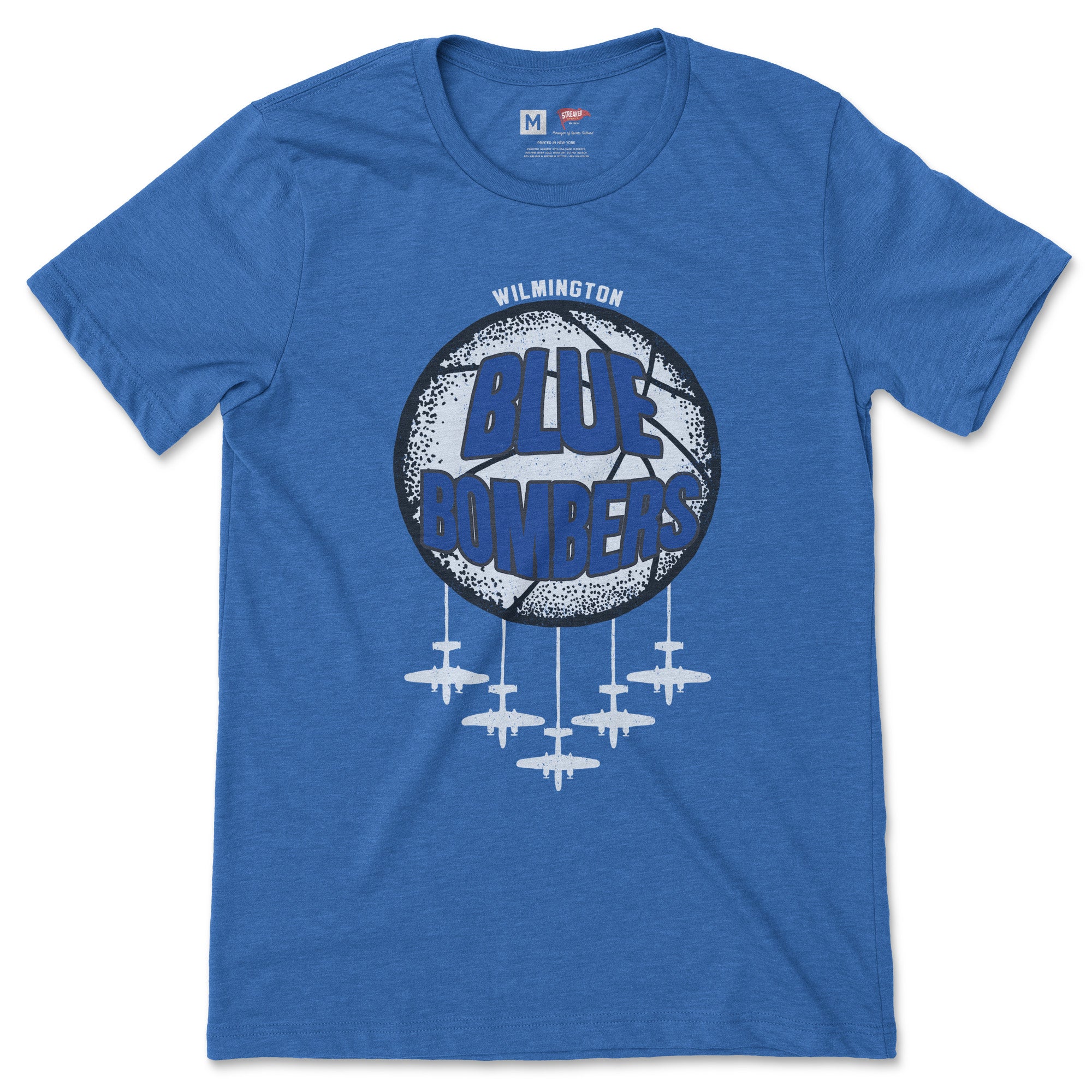Wilmington Blue Bombers Tee: Celebrate Basketball Heritage! – Streaker ...
